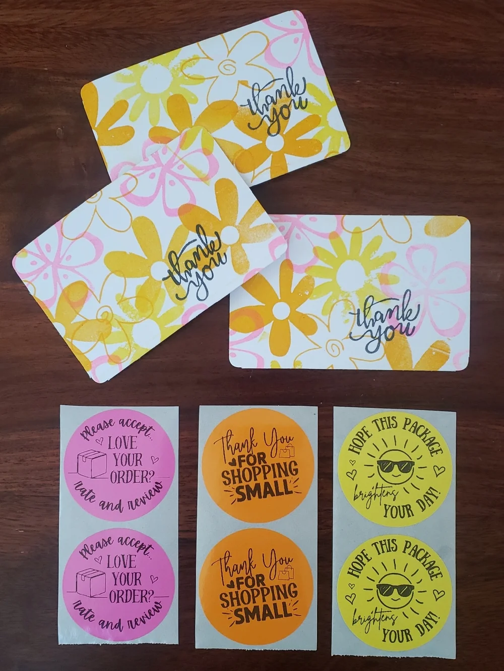 vixen676 | Office | Coordinated Packaging Bundle Thank You Cards ...